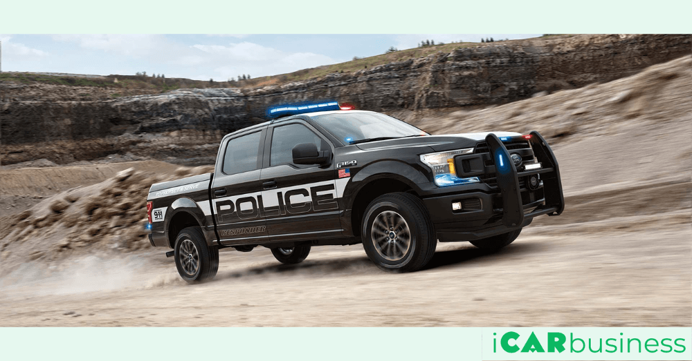 America’s First Ever Electric Pickup Truck for Police: The 2023 Ford F ...